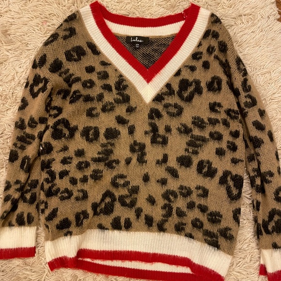 Sweaters | Cheetah Print Sweater | Poshmark